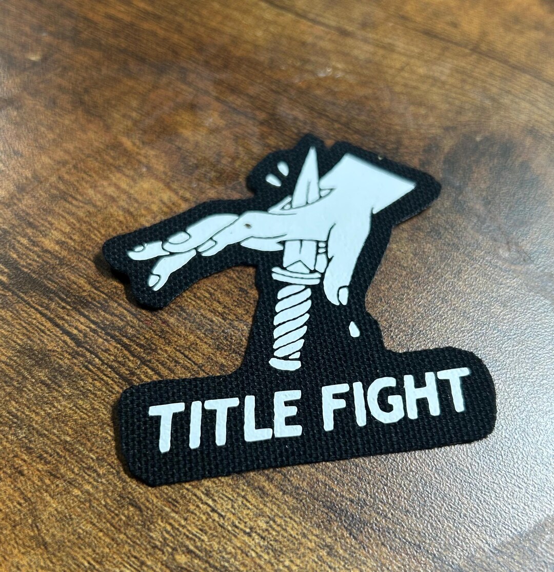 Title Fight Vinyl Iron on Patch - Etsy