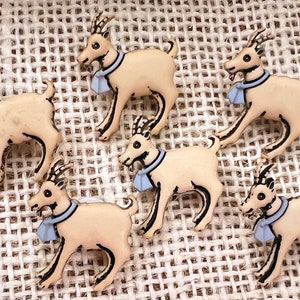 6 Farm Animal Push Pins - 6 Styles: Pig, Chicken, Goat, Sheep, Lamb ...