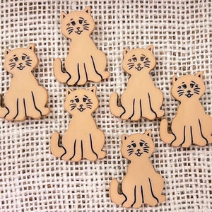 Cat Push Pins: Playful Bulletin Board Decor, Set of 6 - Etsy