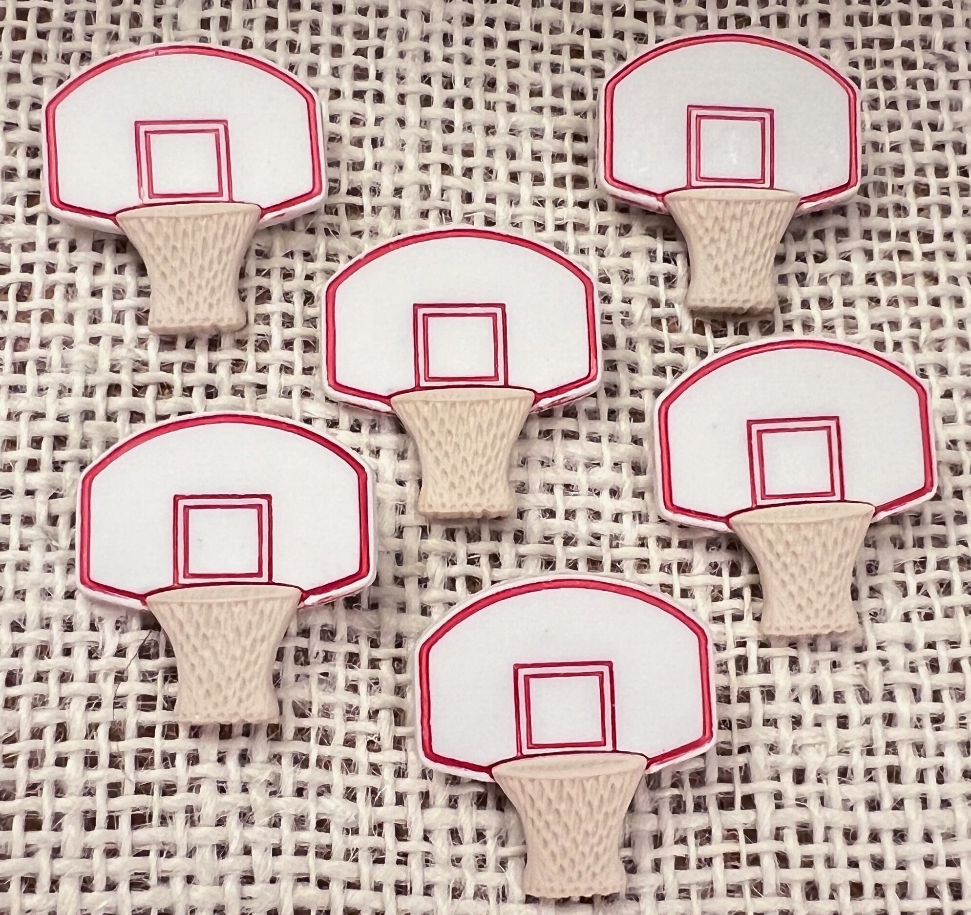 Basketball Push Pins: Fun Desk Accessories - Set of 6 - Etsy