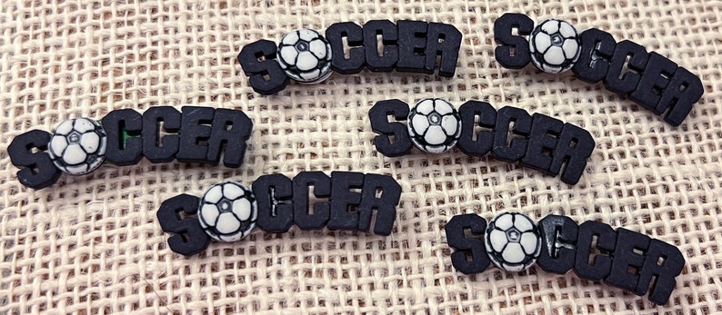 Soccer Push Pins: Fun Bulletin Board Decor, Set of 6 - Etsy