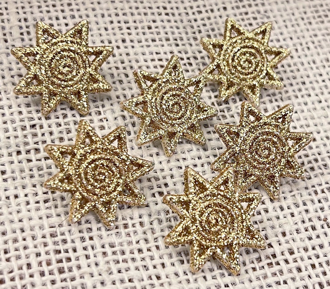 6 Sparkly Sun Push Pins- Fun Desk and Bulletin Board Accessories ...