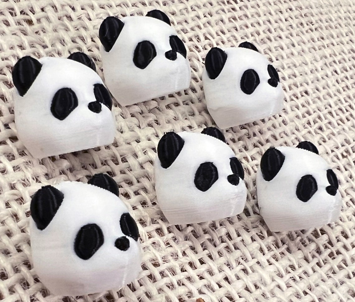 6 Cute Panda Push Pins Adorable Tortoise Thumb Tacks for Office, Home ...