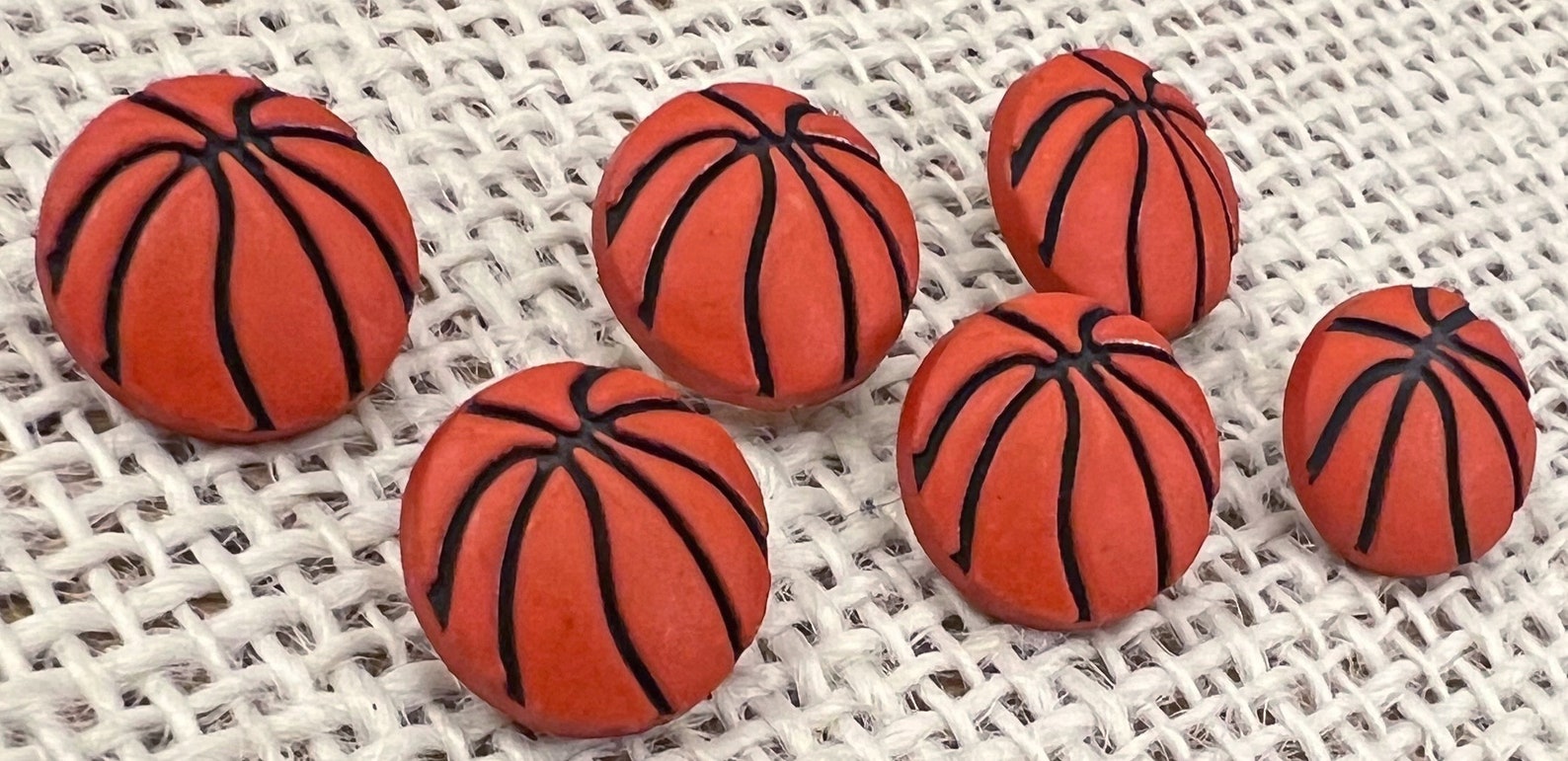 Basketball Push Pins: Fun Desk Accessories - Set of 6 - Etsy
