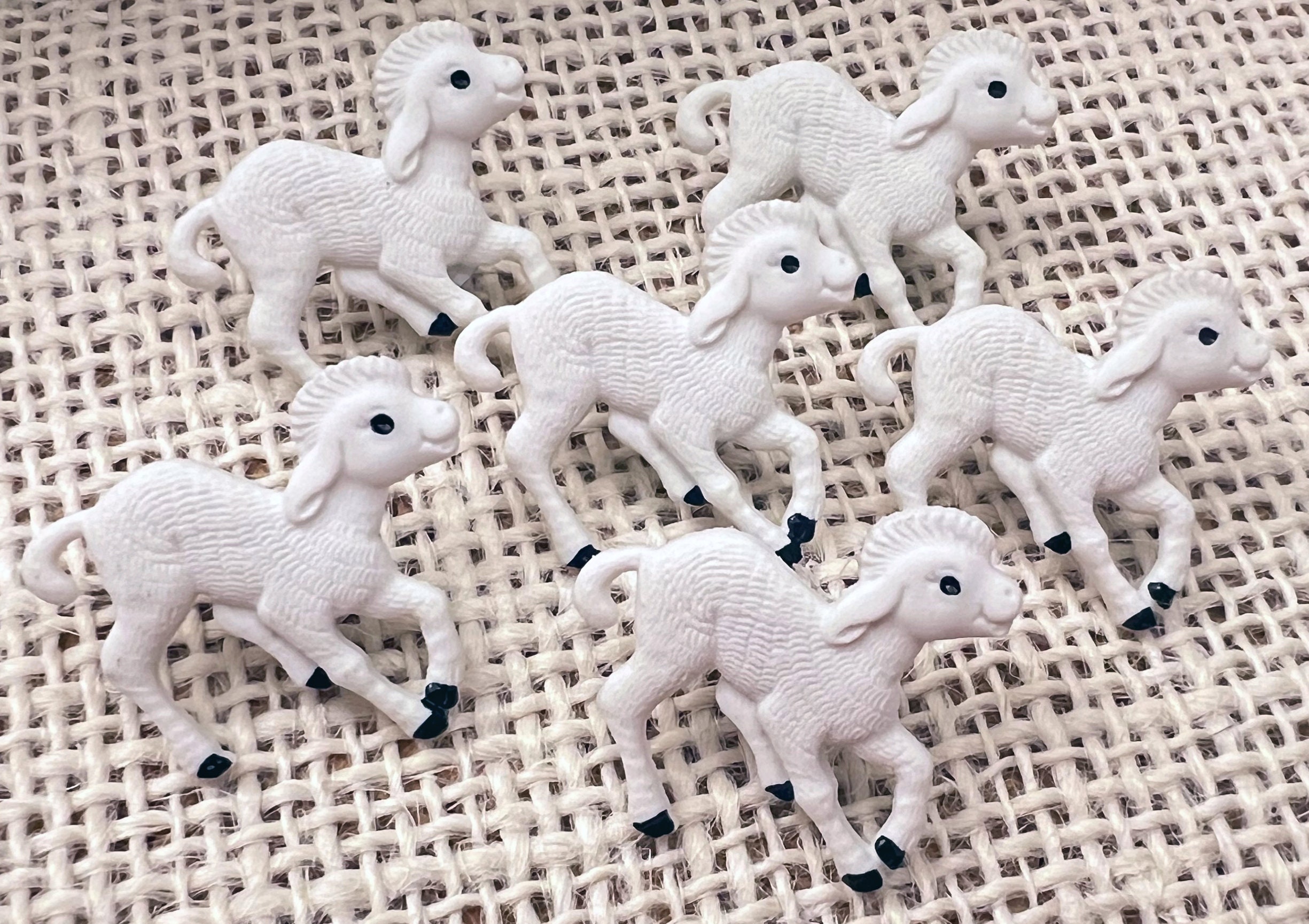 6 Farm Animal Push Pins - 6 Styles: Pig, Chicken, Goat, Sheep, Lamb ...