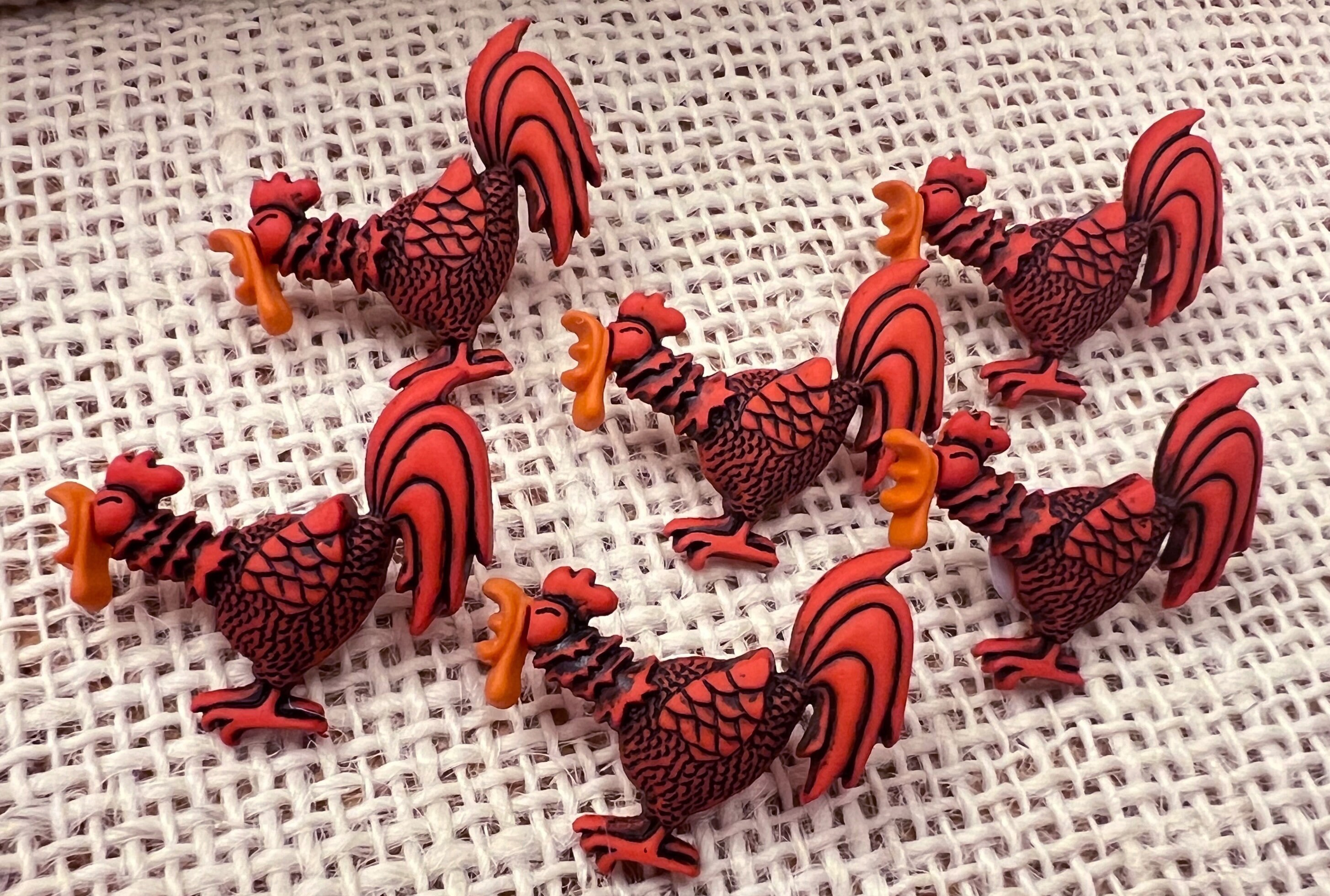 6 Farm Animal Push Pins - 6 Styles: Pig, Chicken, Goat, Sheep, Lamb ...