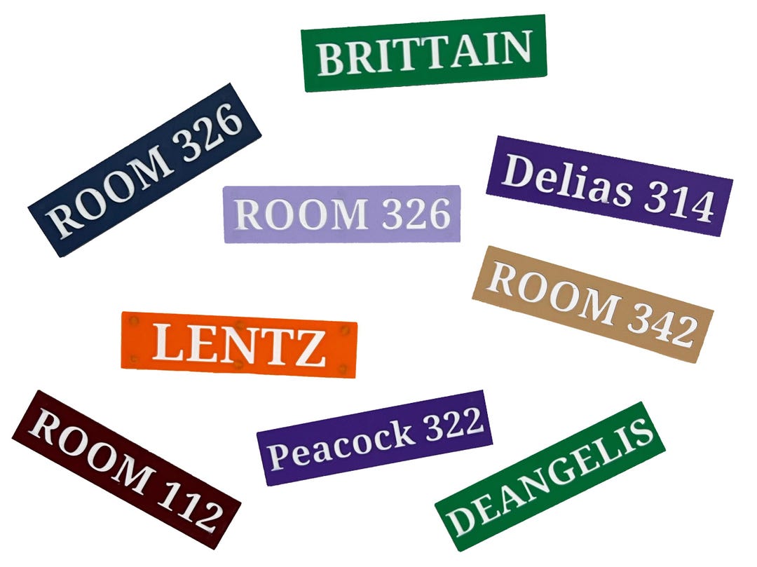 Personalized Magnetic Classroom Door Latch Cover: Lockdown Magnet - Etsy