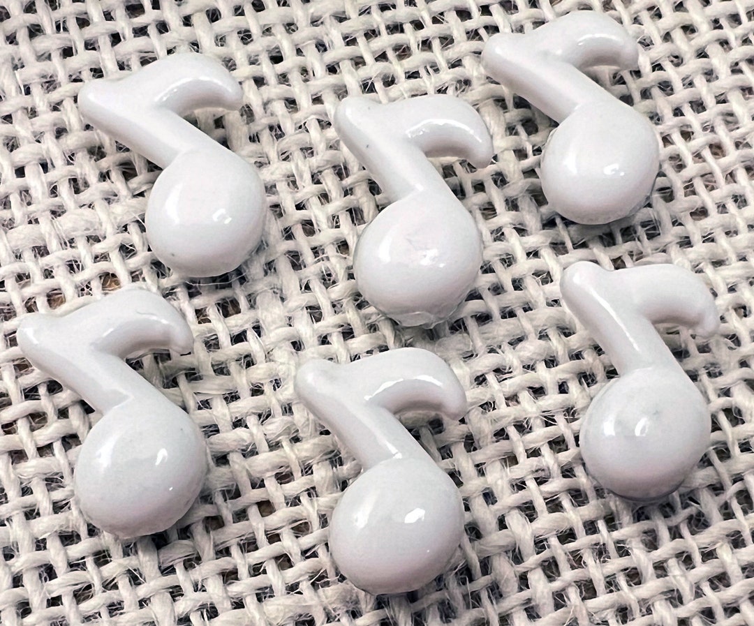 Music Note Push Pins: Black or White Decorative Bulletin Board Pins ...
