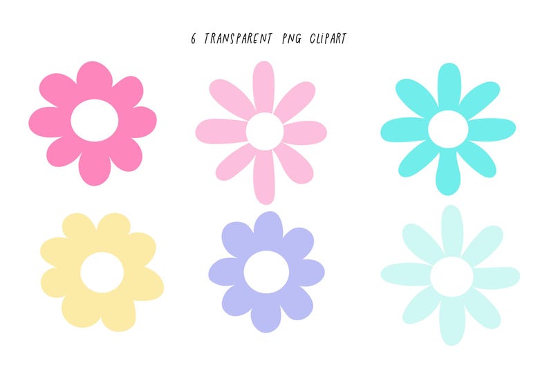 Daisy PNG Floral Clipart Instant Download Flower PNG Digital Download ...