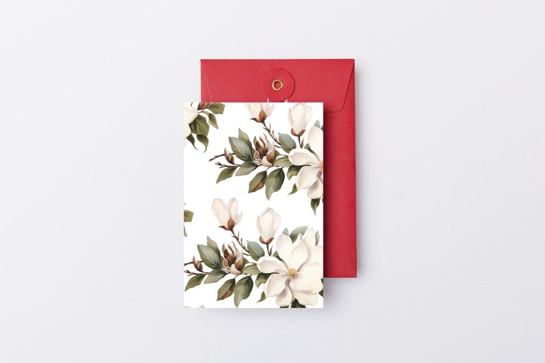 Magnolia Patterns | Junk Journal |magnolias Digital Paper| Digital ...