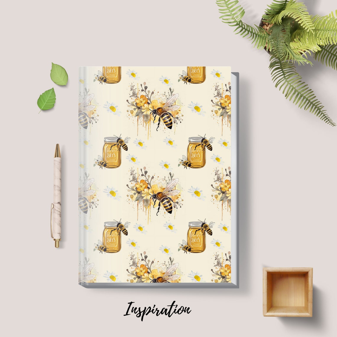 Honey Bee Digital Papers: Seamless Scrapbooking Backgrounds (PDF) - Etsy