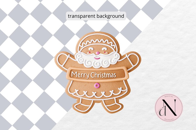 Funny Gingerbread Cookie Clipart: Christmas PNG Set (39 Files) - Etsy