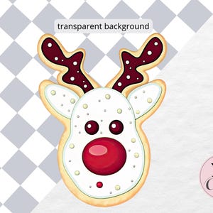 Christmas Cookies Clipart: Frosted Holiday PNG (digital Download) - Etsy