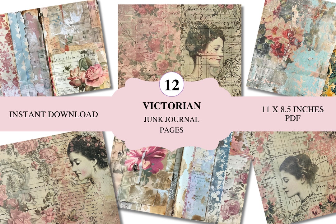 Victorian Junk Journal Pages, Scrapbooking Pages, Victorian ...