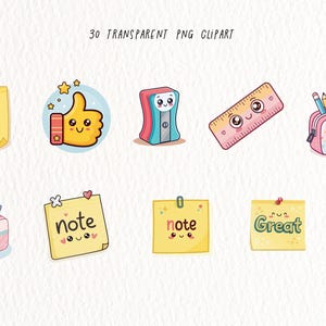 School Clipart Bundle - Cute School Supplies - Teacher Resources ...