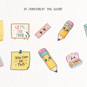 School Clipart Bundle - Cute School Supplies - Teacher Resources ...
