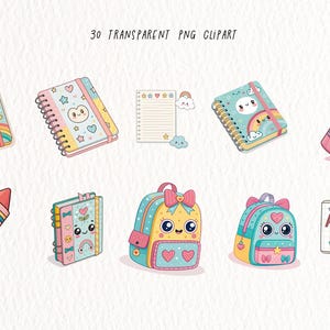 School Clipart Bundle - Cute School Supplies - Teacher Resources ...