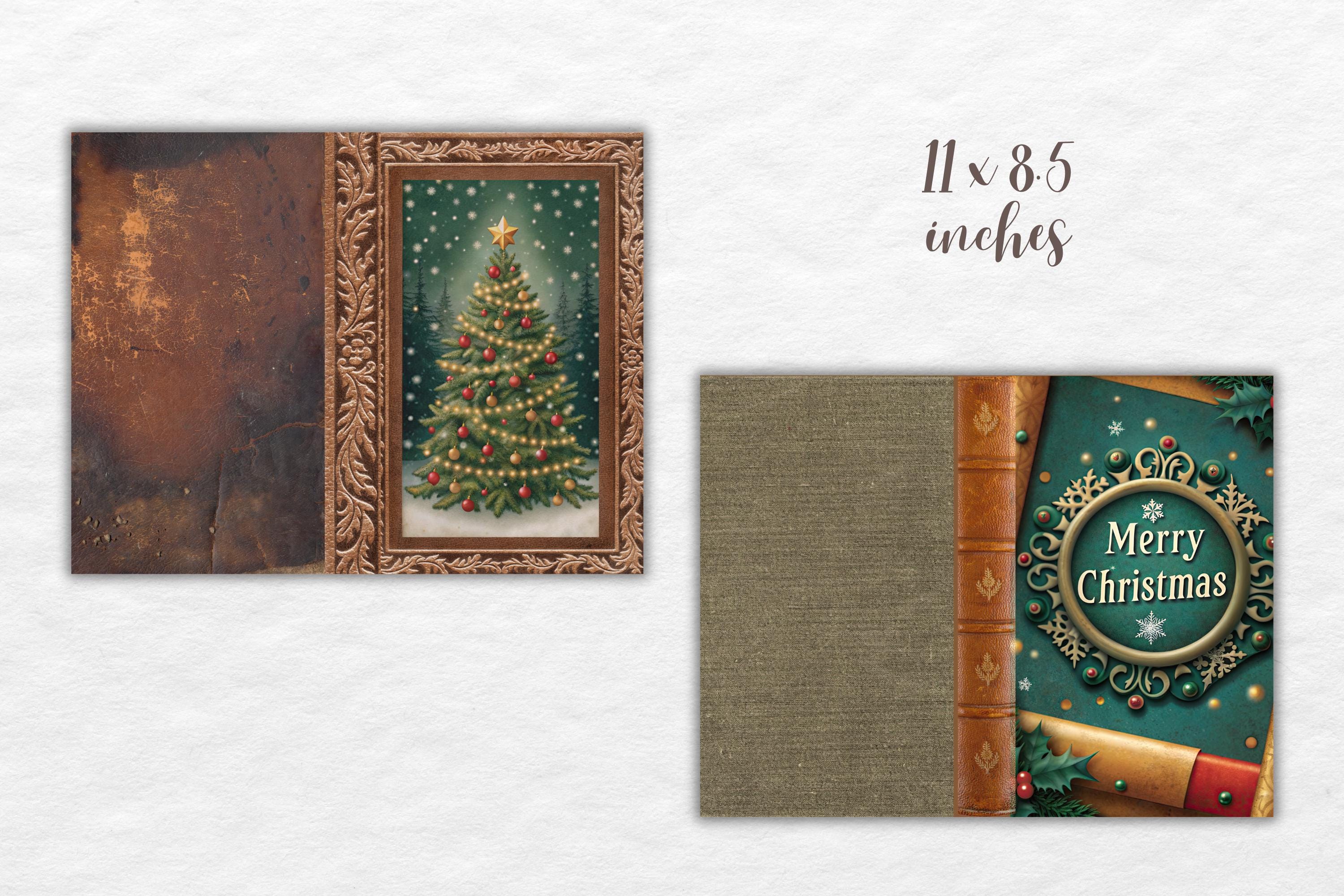 Christmas Books Cover With Spine, Book Cover Design, Printable Book ...