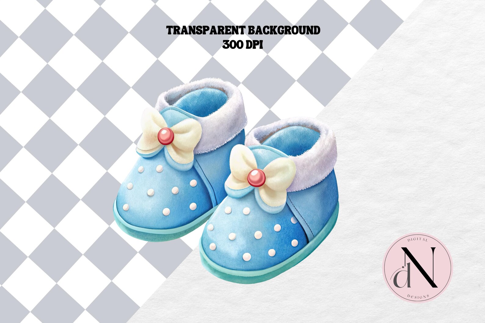 Baby Booties Clipart, Baby Shoes Clipart, Baby Booties PNG, Watercolor ...