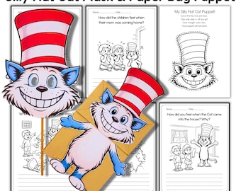 Dr. Seuss Crown Templates, Read Across America Crafts (PDF Pattern) - Etsy