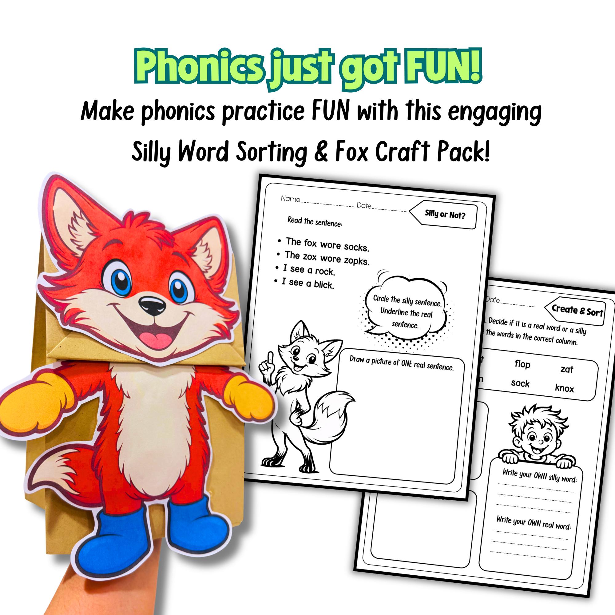Fox in Socks Worksheets Crafts and Activities - Dr Seuss Crafts ...