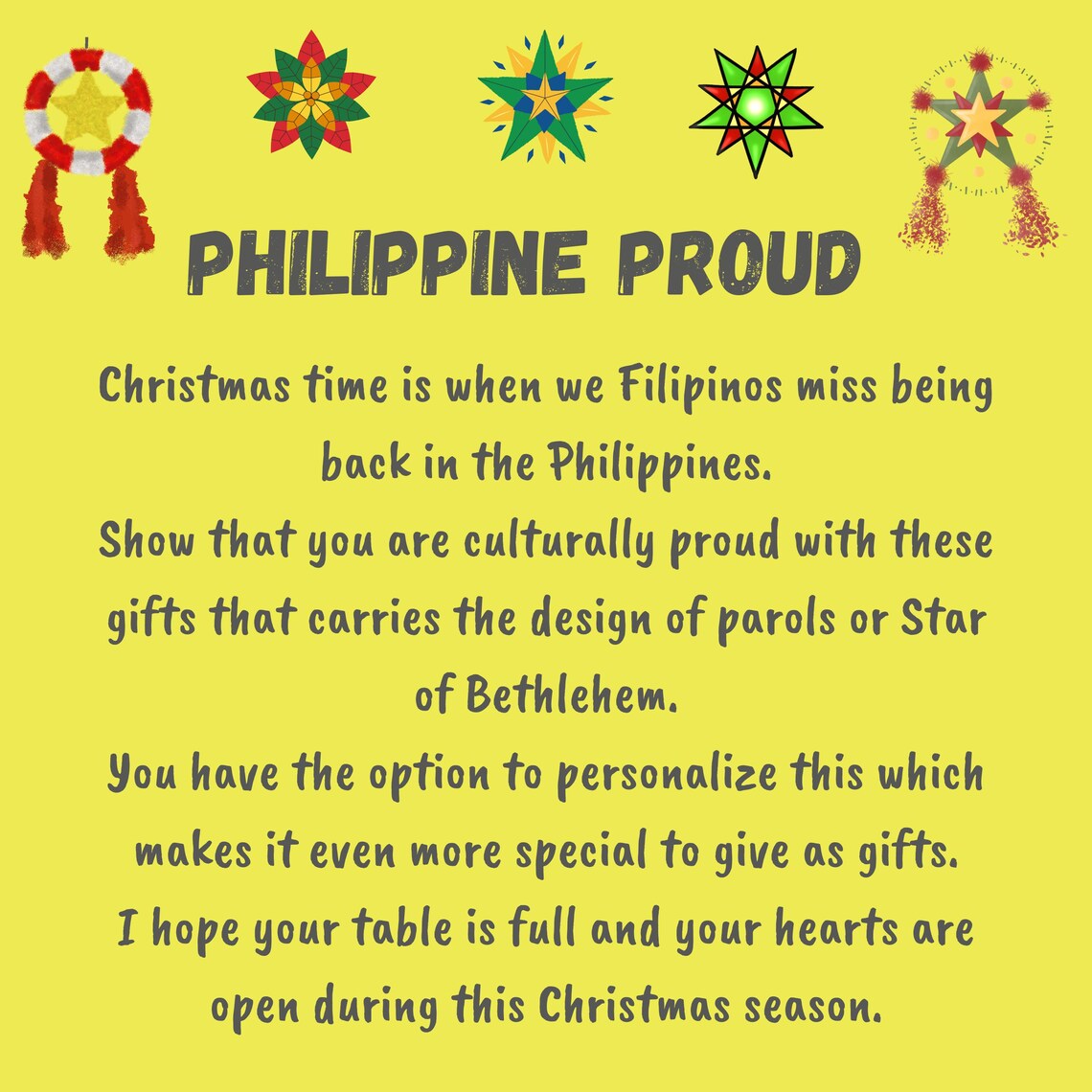 Personalize Pinoy Pasko Christmas Trending Unique Filipino Philippines ...