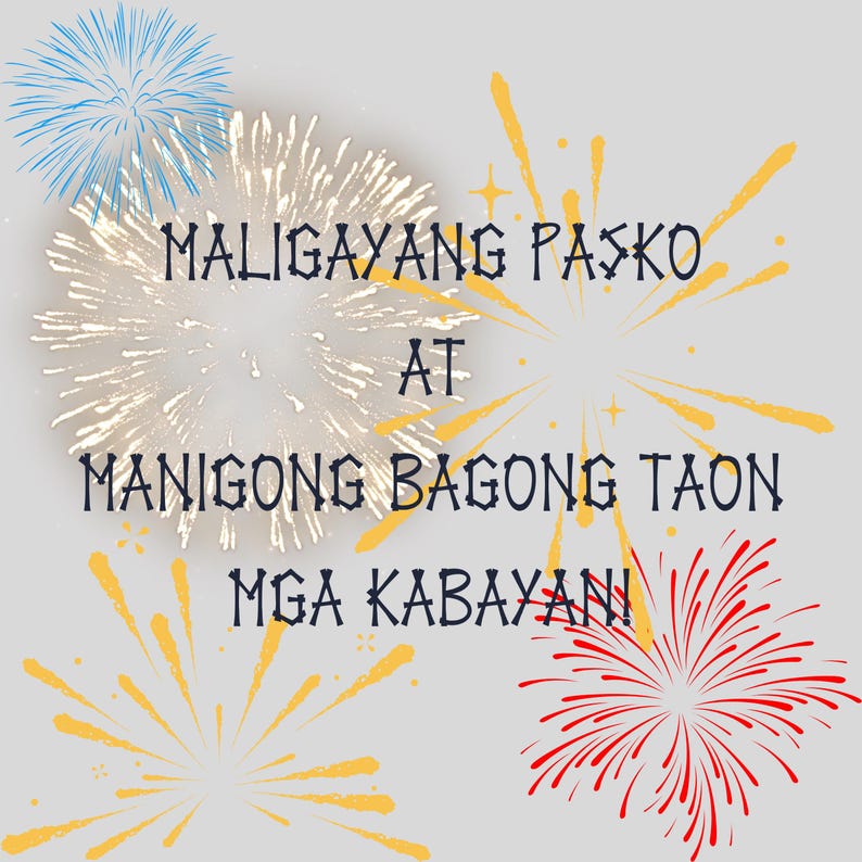 Personalize Pinoy Pasko Christmas Trending Unique Filipino Philippines ...
