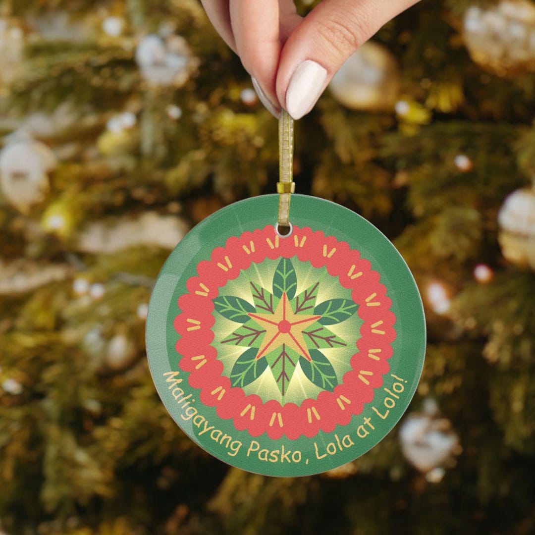 Personalize Unique Filipino Glass Christmas Parol Star of Bethlehem ...