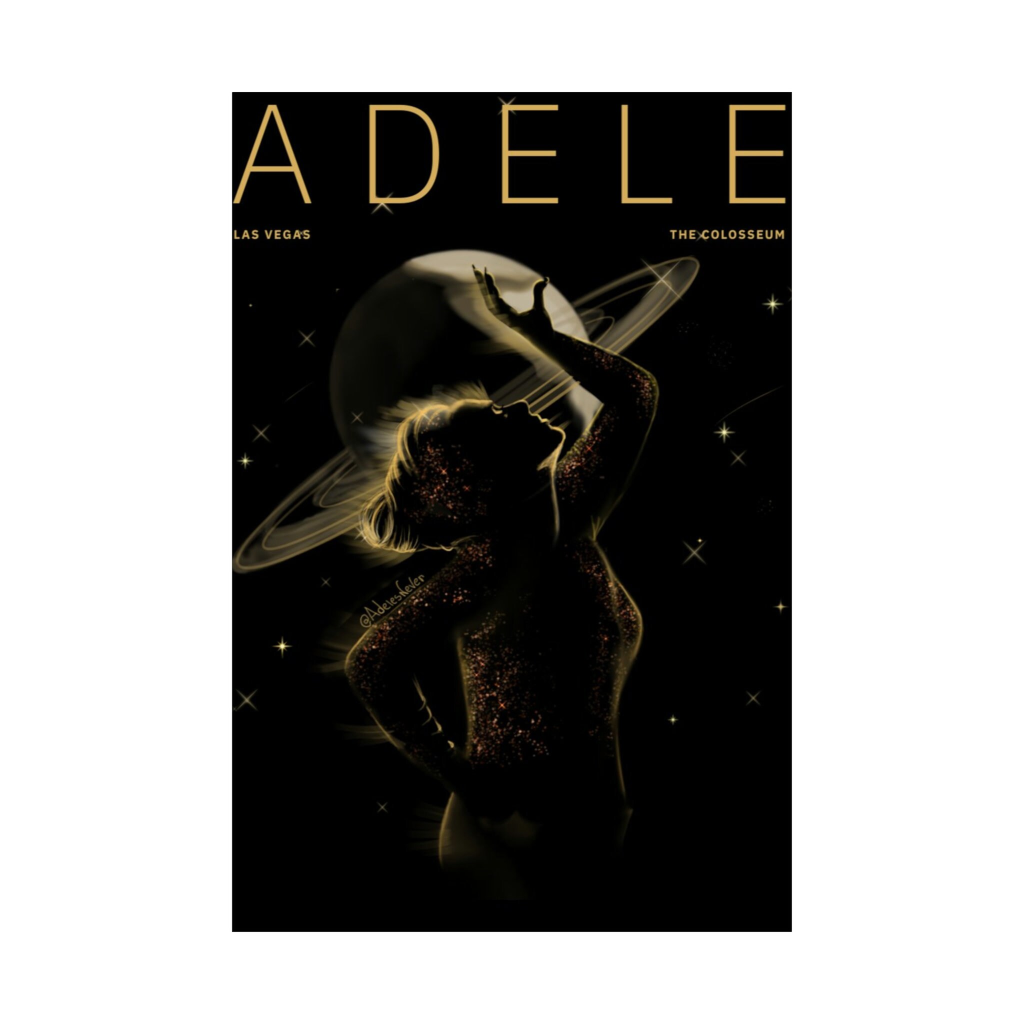 Adele Poster Saturn - Etsy