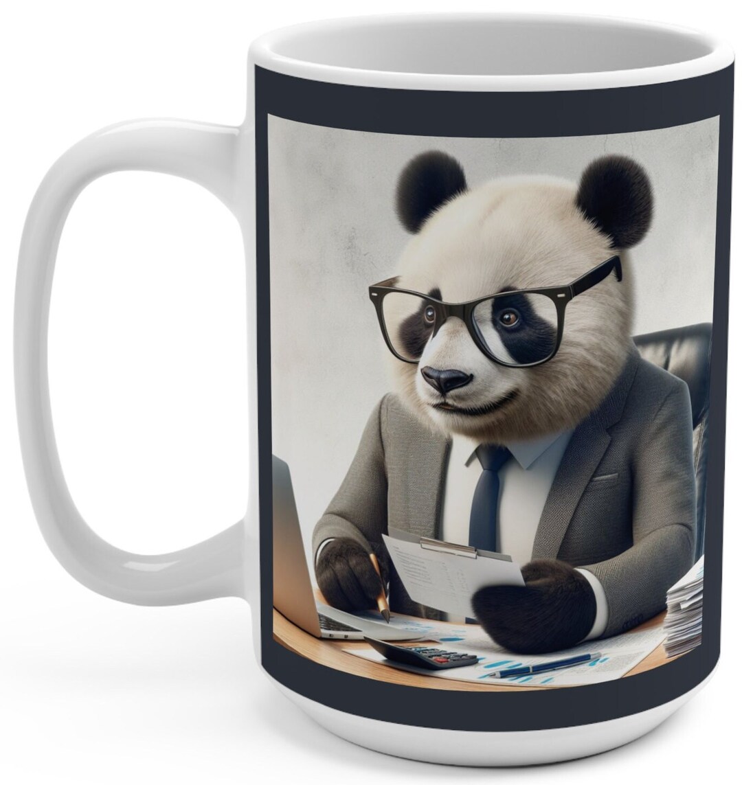 Panda as Accountant | Accounting Mug | CPA | Certified Public ...