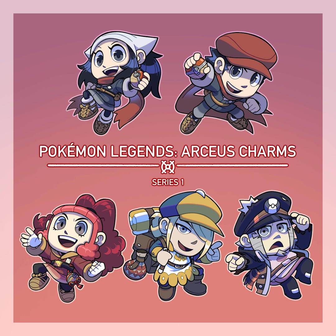 Pokemon Legends: Arceus Charms - Etsy