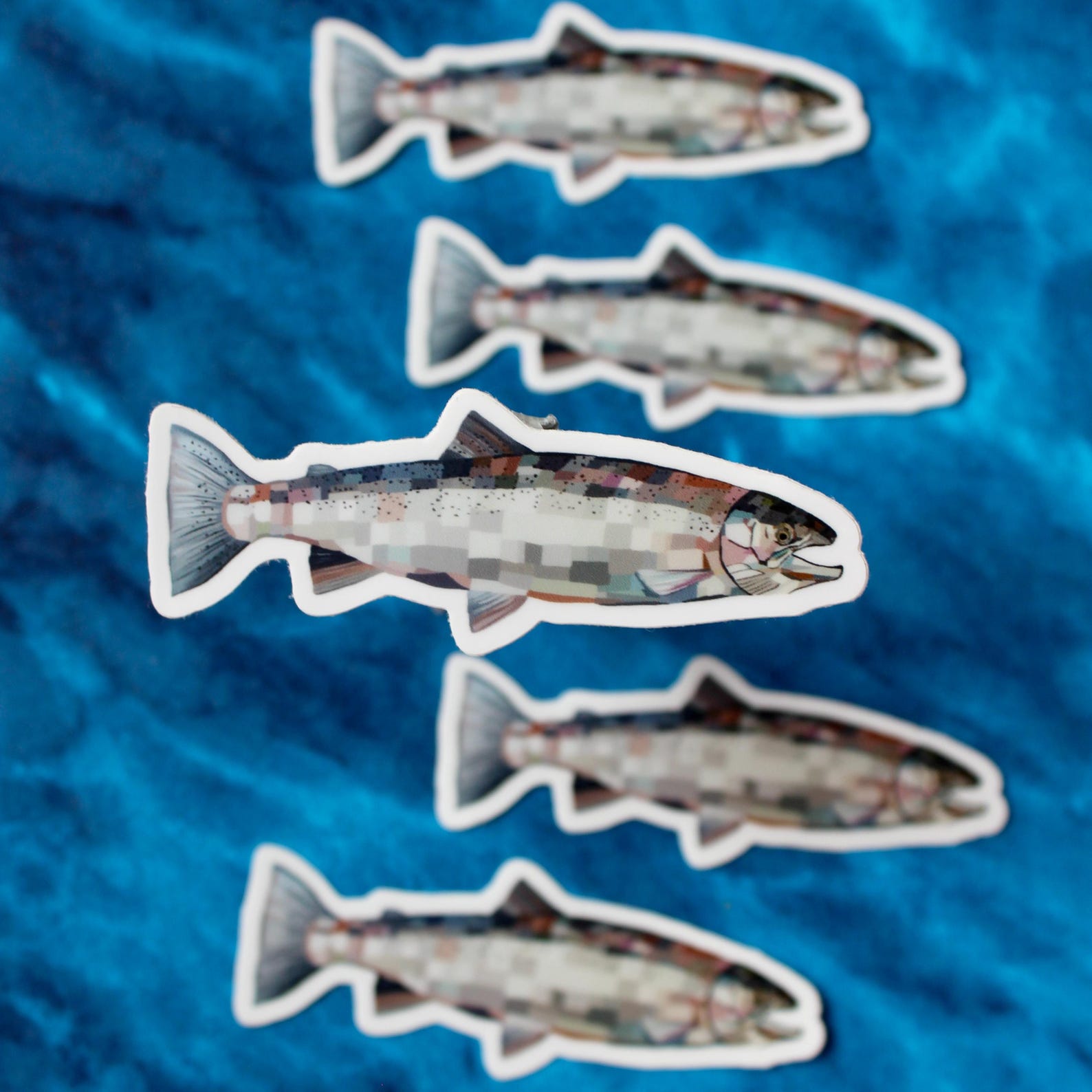 Silver Salmon 3 Inch Sticker - Etsy