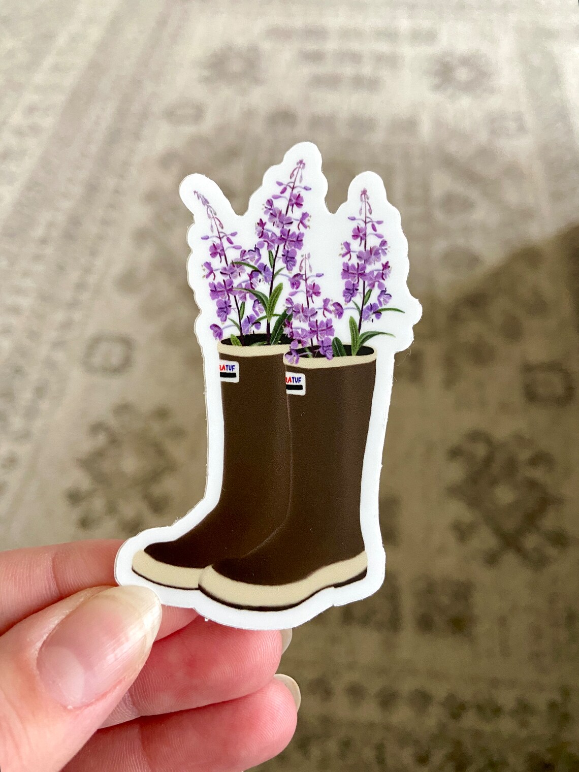 Extratuff Fireweed Boots 3 Inch Sticker - Etsy