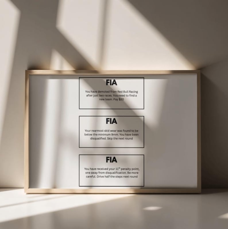 Formula 1 Monopoly Board Game | F1 Themed Digital Download | Printable ...