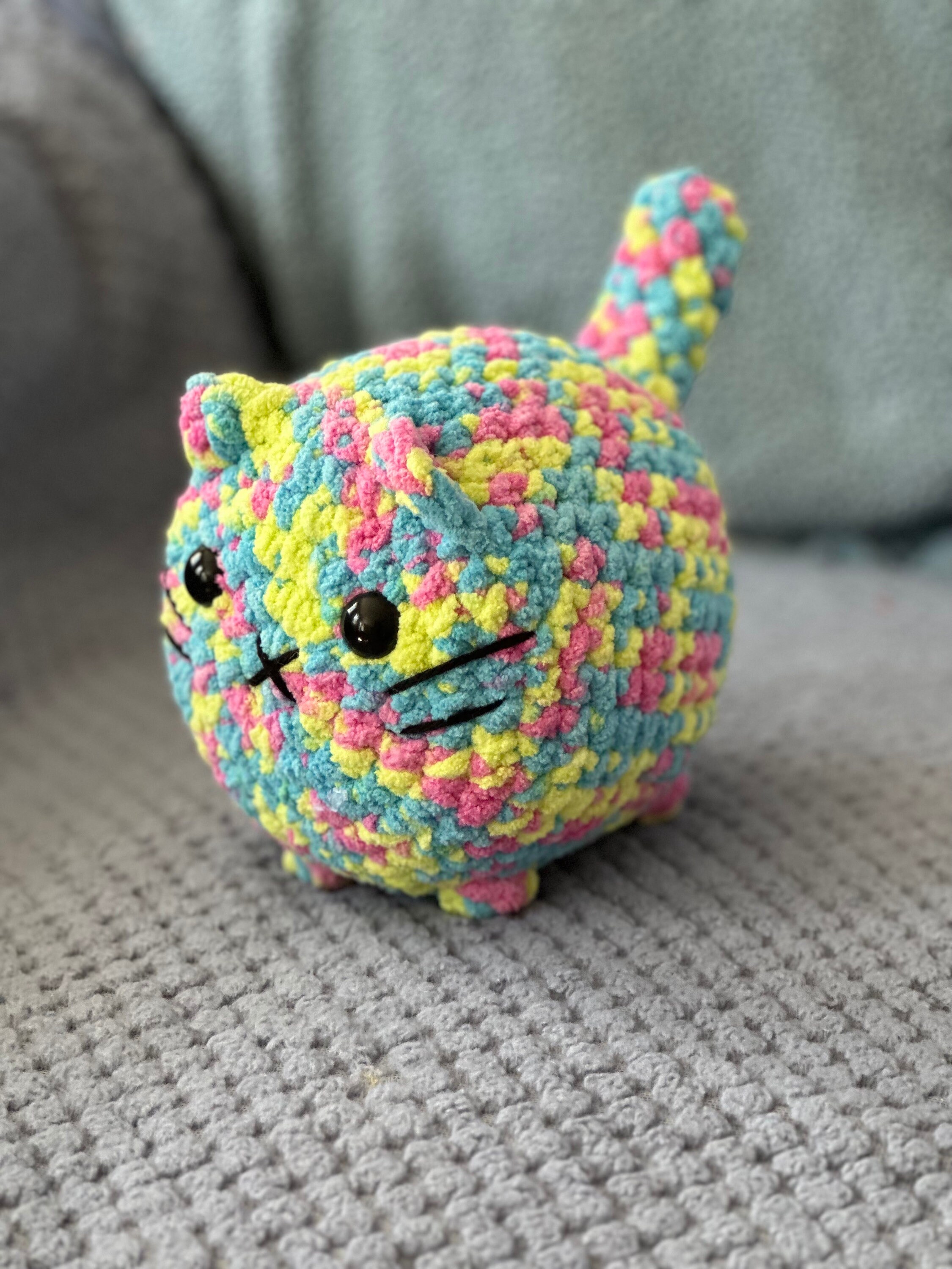 Chonky Cat Loaf Crochet Plush Jellybean - Etsy