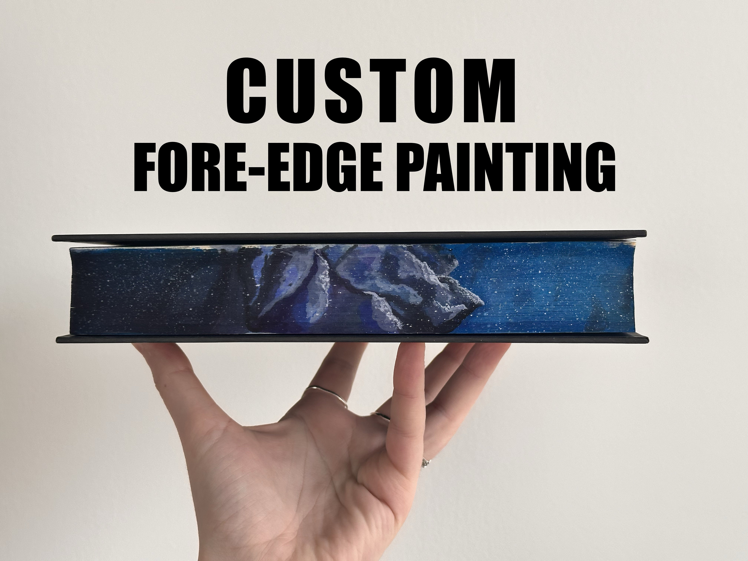 Custom Fore-edge Painting | Book Painting | Painting | Perfect Gift - Etsy
