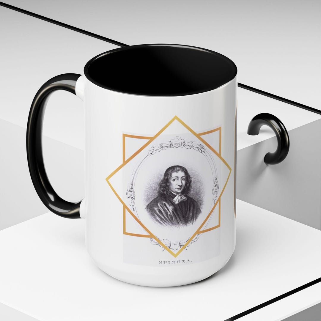 Spinoza Equality Quote Mug | Thought-provoking Coffee Cup | 11oz, 15oz ...