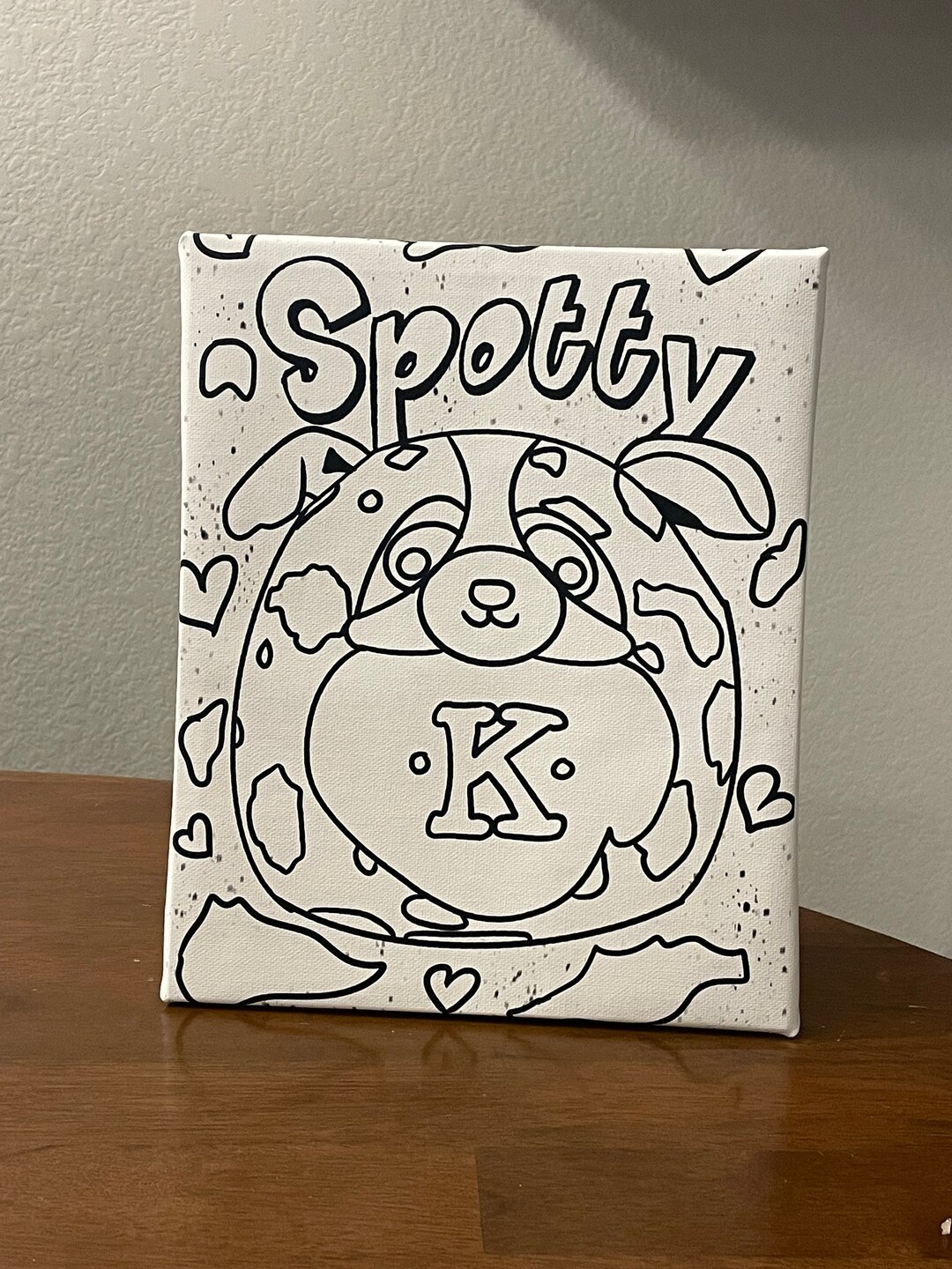 Custom Coloring Book Canvas Wrap. Personalized Stuffy Canvas! - Etsy