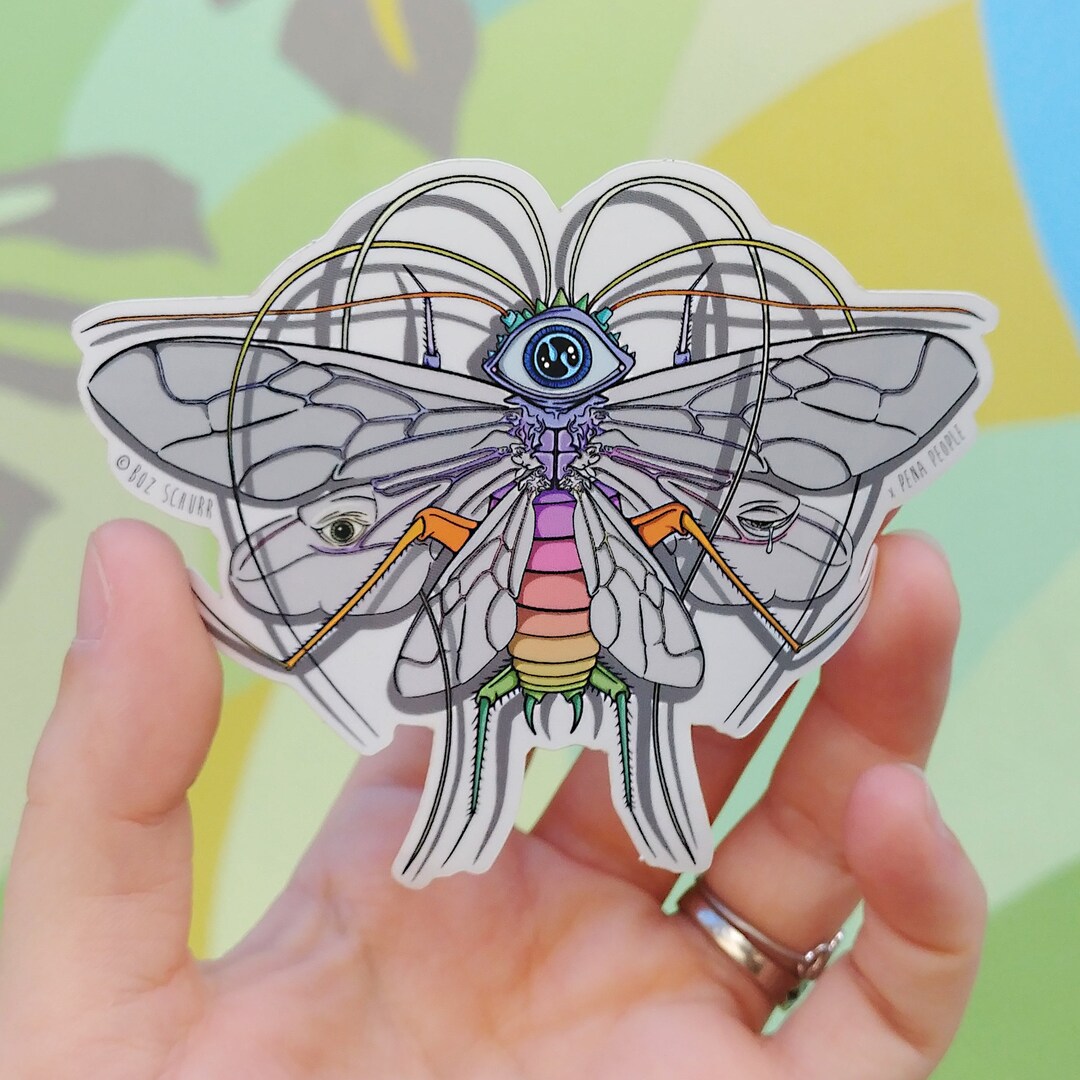 Rainbow Cockroach Sticker - Etsy