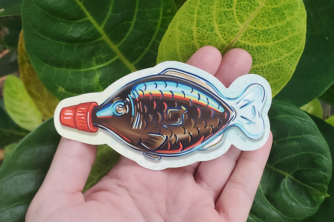 Fish-shaped Soy Sauce Sticker - Etsy