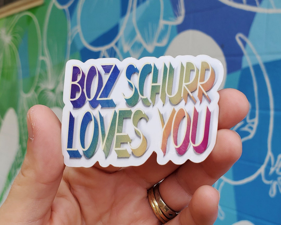 Boz Loves You Sticker - Etsy