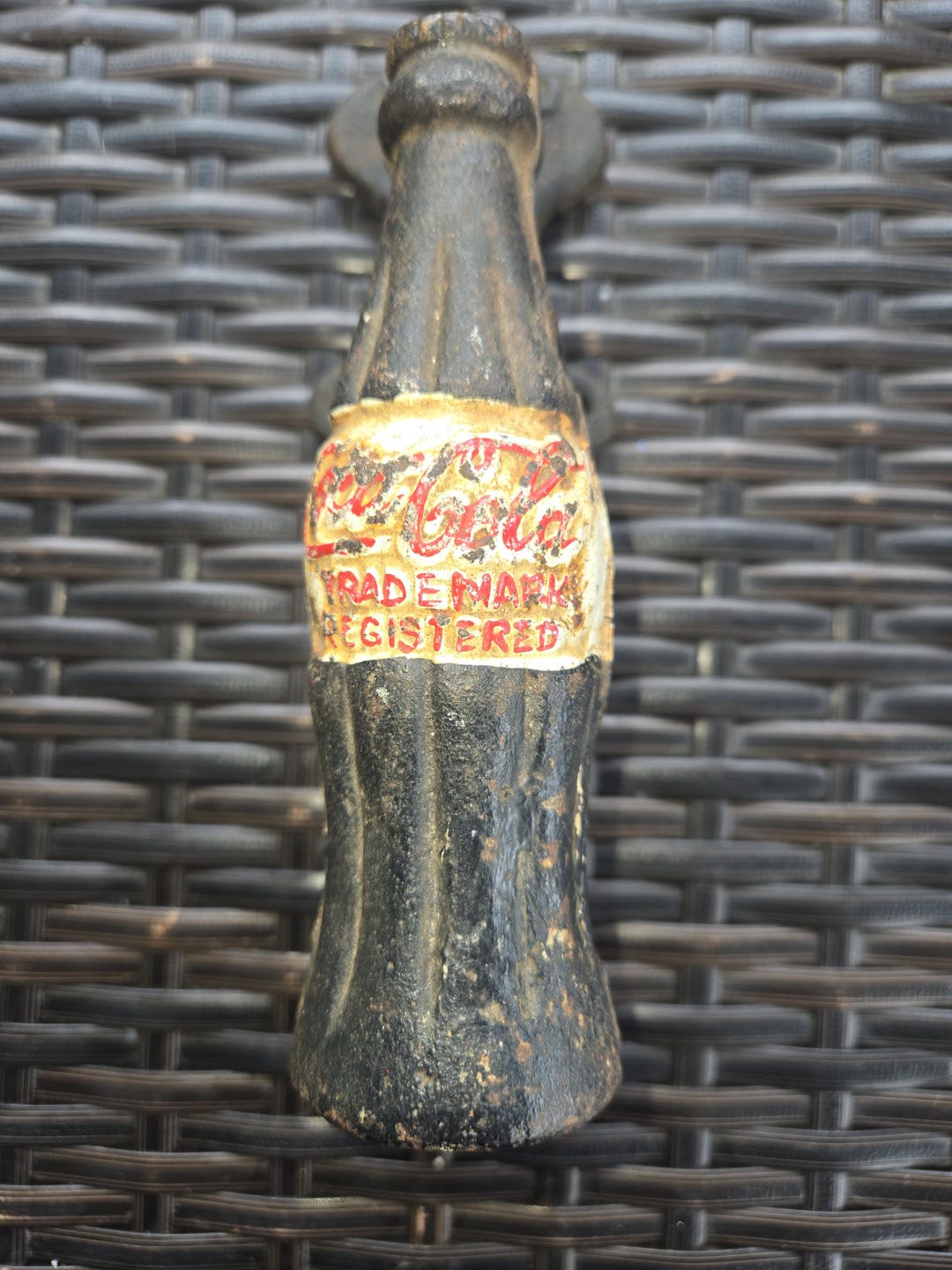 Vintage 1960's Coke Cast Iron Door Handle - Etsy
