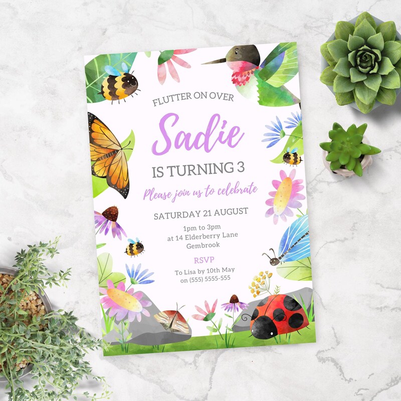 Nature Invitation - Etsy