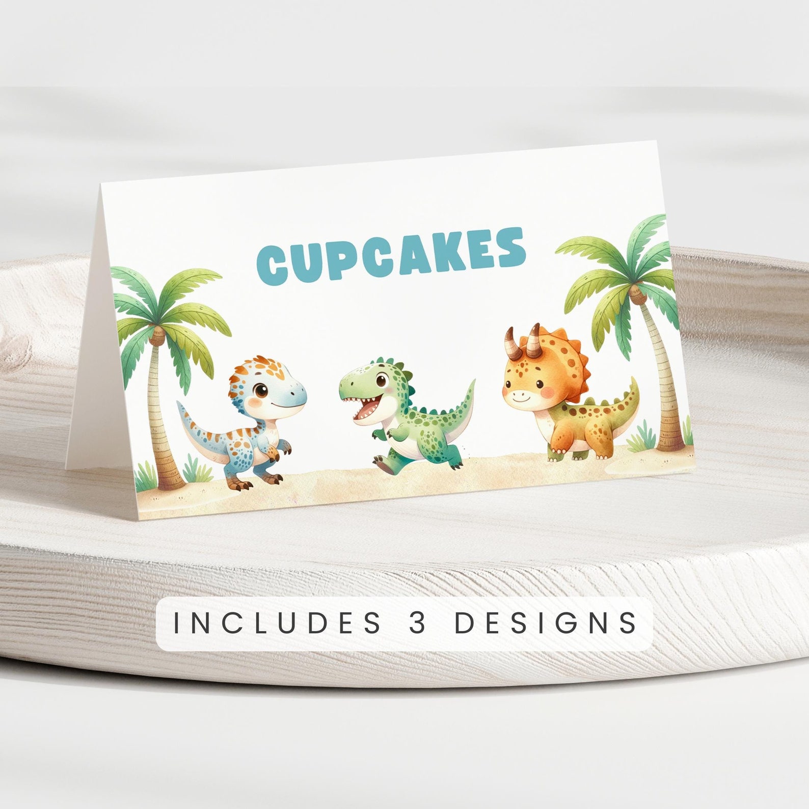 Dinosaur Theme Food Labels | T-rex Dinosaur Birthday Party Decor ...