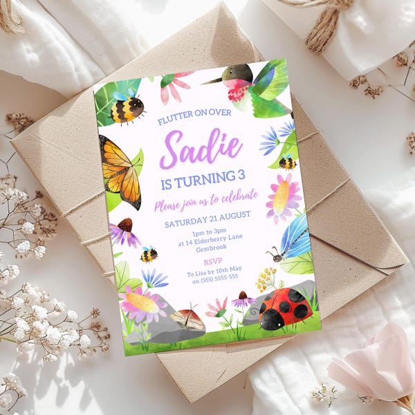 Nature Invitation - Etsy