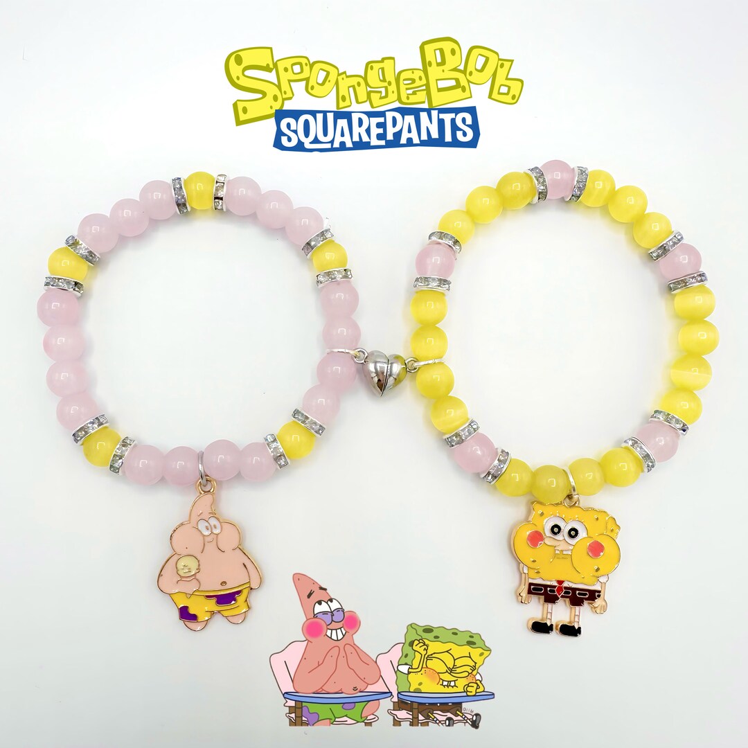 Spongebob X Patrick Matching Bracelets - Etsy