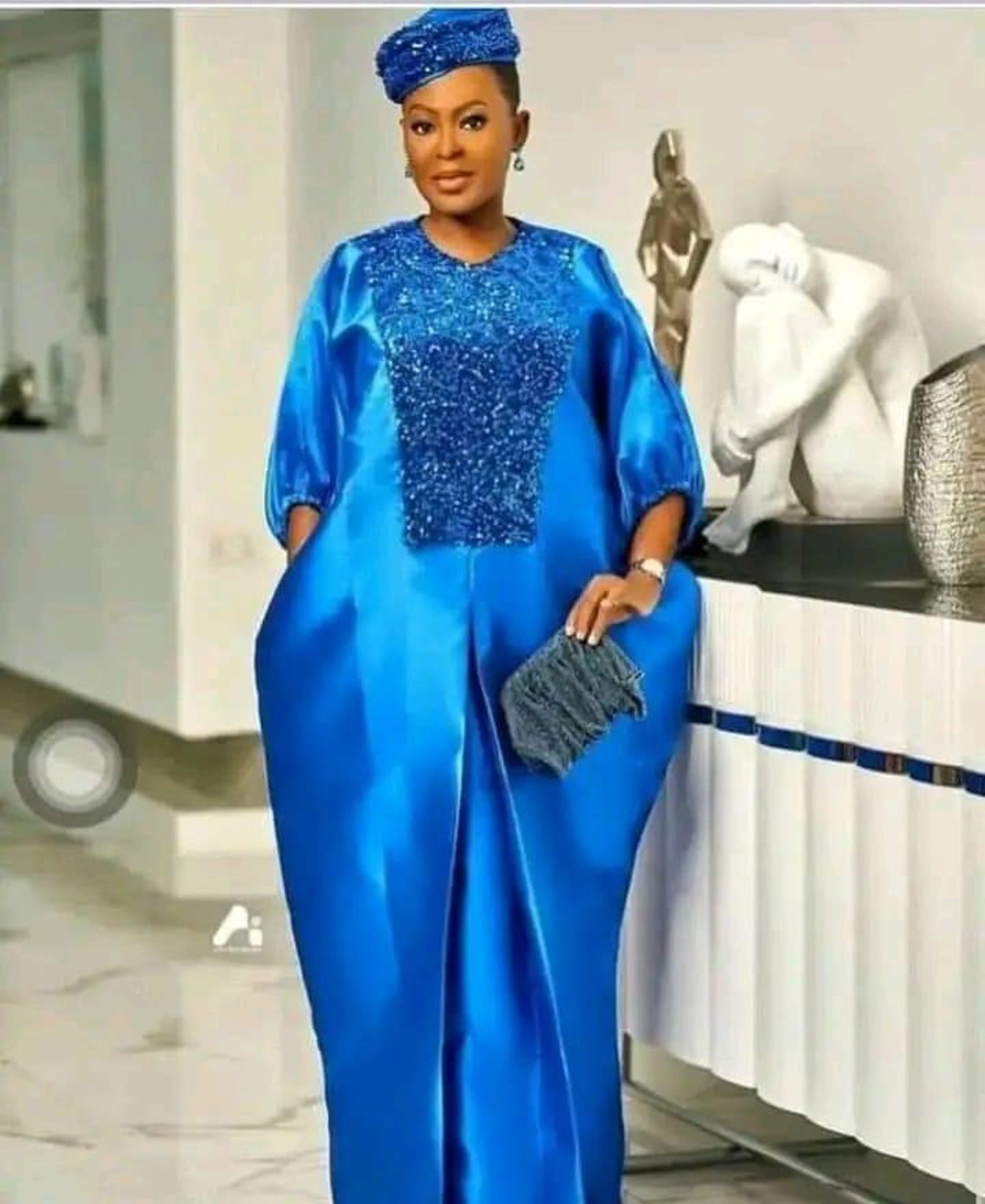 Bubu, Adire Dress, Adire Bubu, African Adire Wear, African Kaftan ...