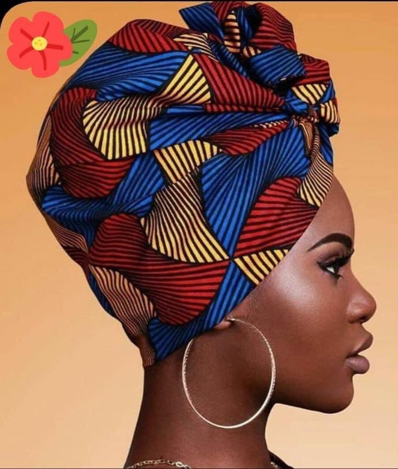 African Print Headwrap, African Print Headscarf, Ankara Turban - Etsy