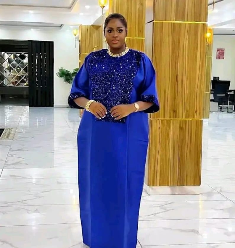 Bubu, Adire Dress, Adire Bubu, African Adire Wear, African Kaftan ...