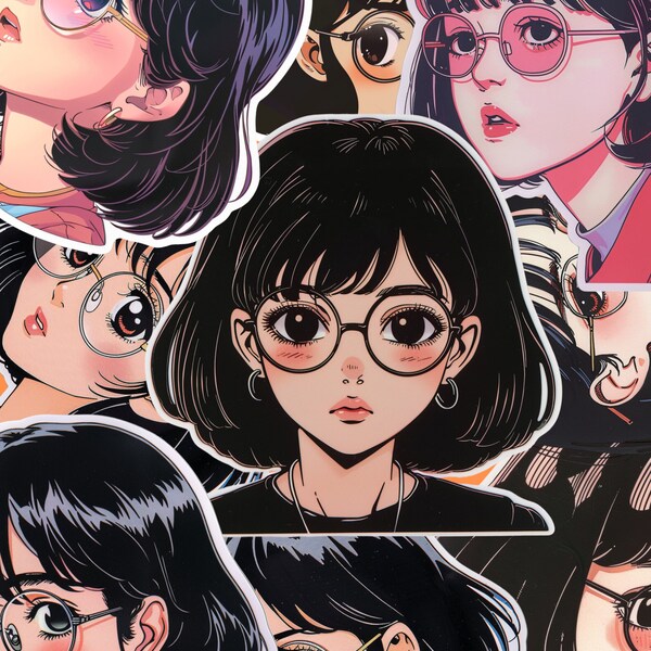 Anime Sticker Pack - Etsy